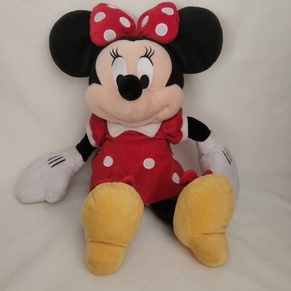 Disney | Toys | Disney Minnie Mouse Plush Stuffed Toy | Poshmark